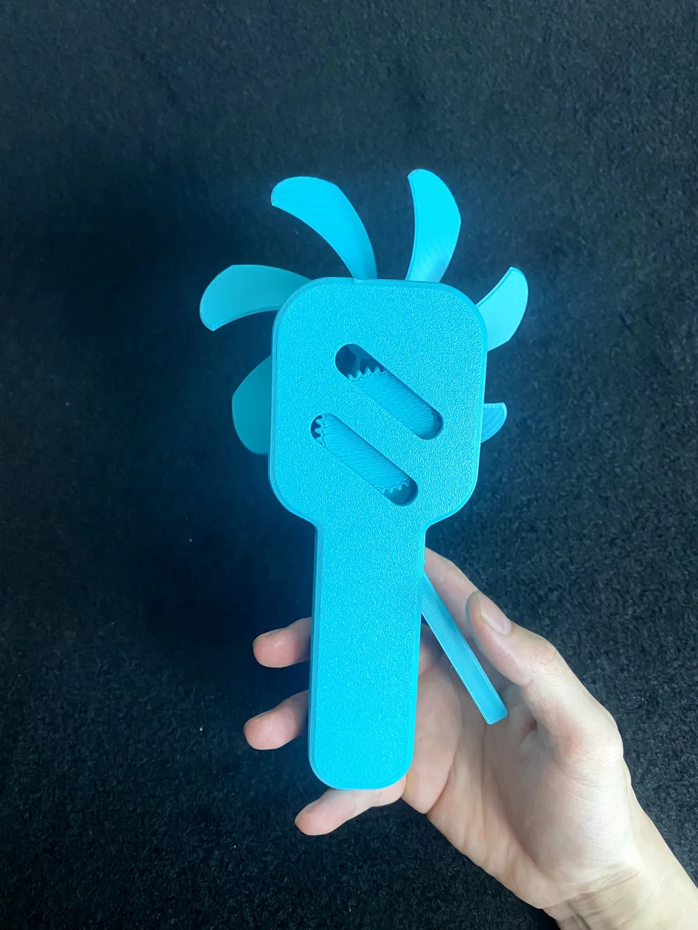 Manual Fan V2.0 - Free 3D Print Model - MakerWorld
