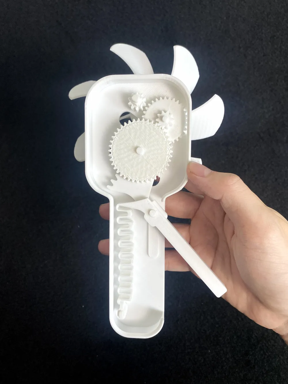 Manual Fan V2.0 - Free 3D Print Model - MakerWorld