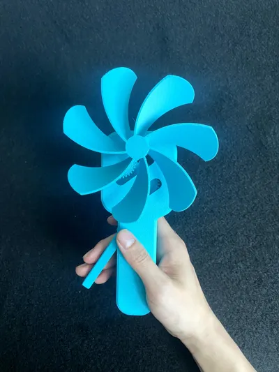 Manual Fan V2.0 by YG3D MakerWorld: Download Free 3D Models