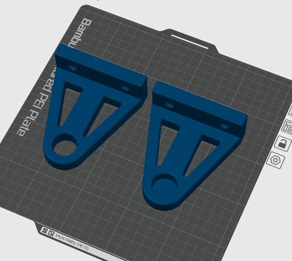Hanging Wood Spool Rack Mount End Cap and Middle Support by Socal3d ...
