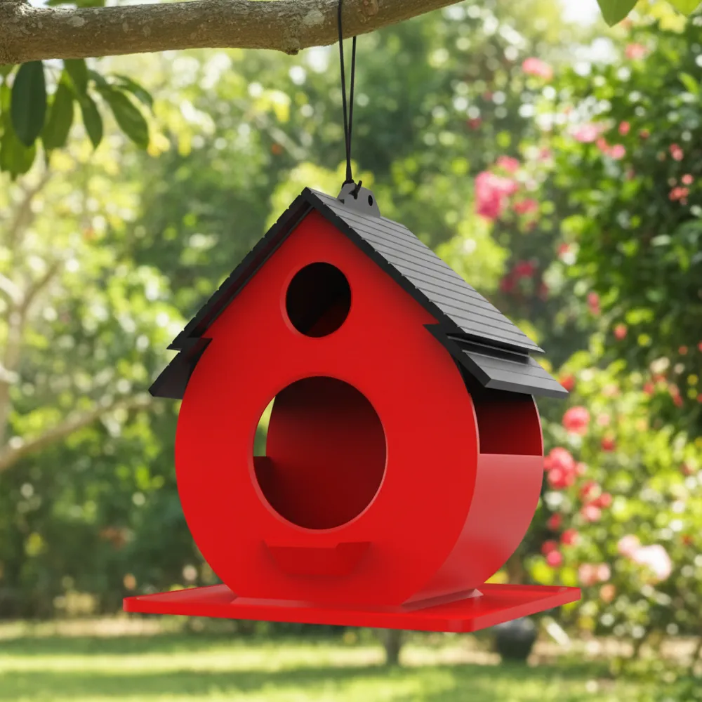 The "Portal" Modern Birdhouse (Multi-Color Design) - Free 3D Print ...