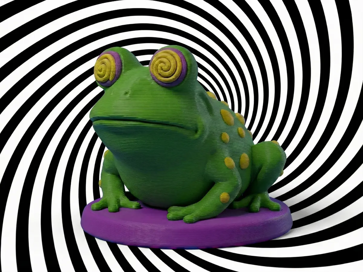 Herbert the Hypno Frog by Dr.D MakerWorld: Download Free 3D Models