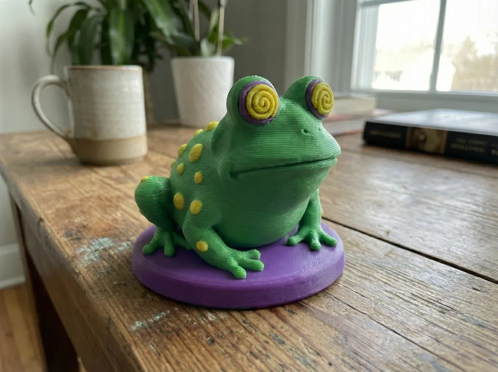 Herbert the Hypno Frog by Dr.D MakerWorld: Download Free 3D Models