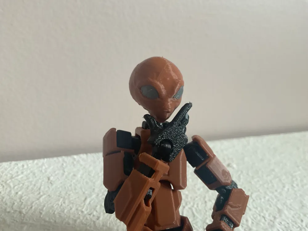 Dummy 13 Alien Head Remixed by 3dLogic MakerWorld: Download Free 3D Models