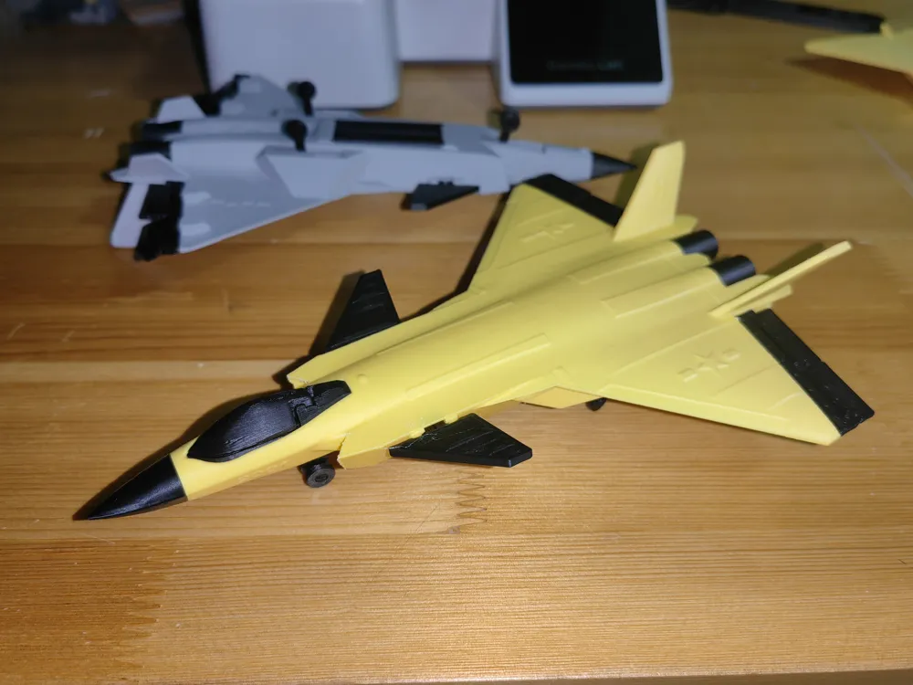 歼20-拼装版 来自 TianMen ProgramMakerWorld：免费下载 3D 模型