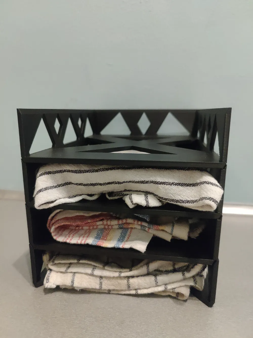Stackable kitchen rag holder by gazdags - MakerWorld