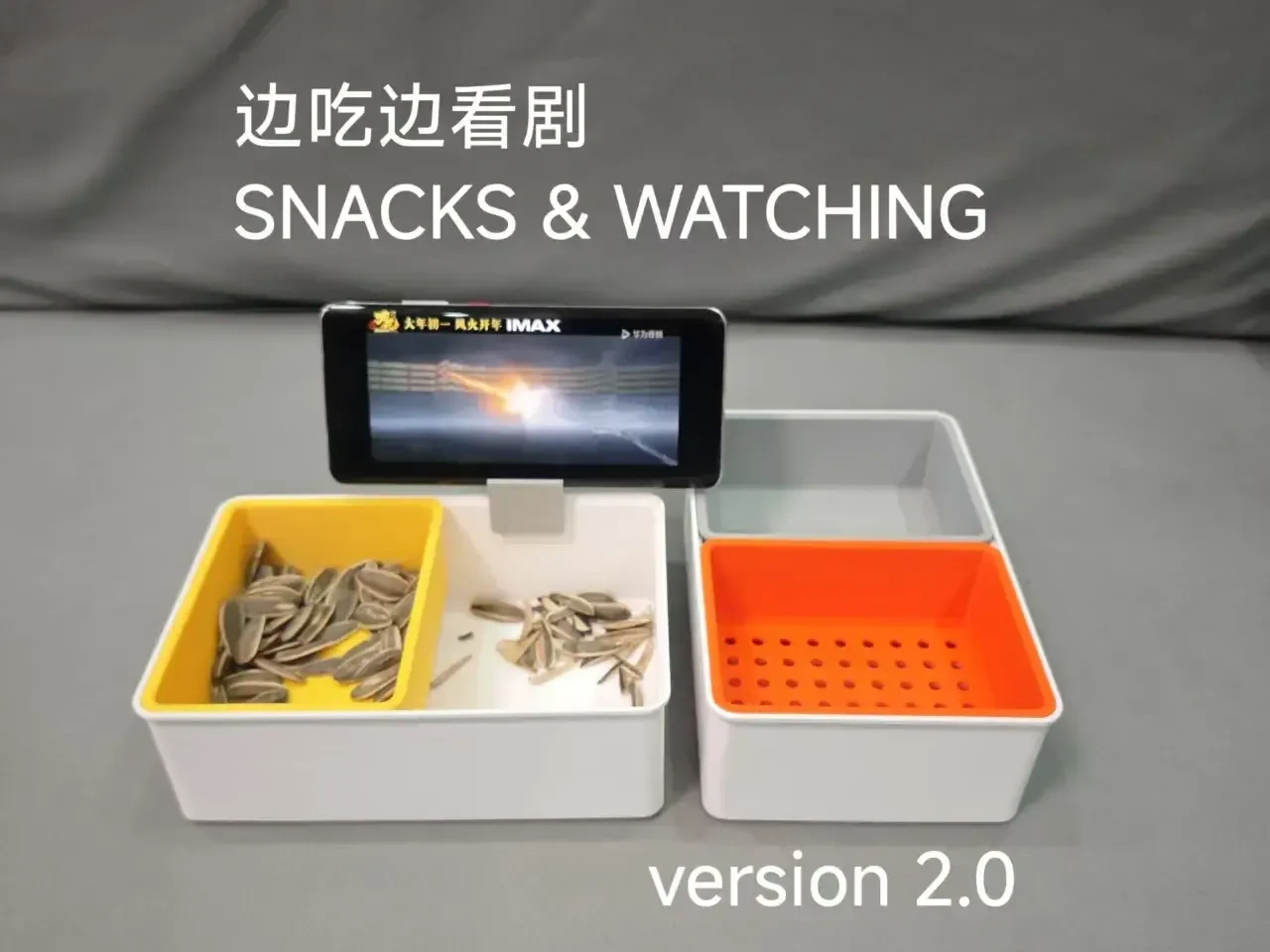 Snack Savior (Sunflower Seed Container) by atans - MakerWorld