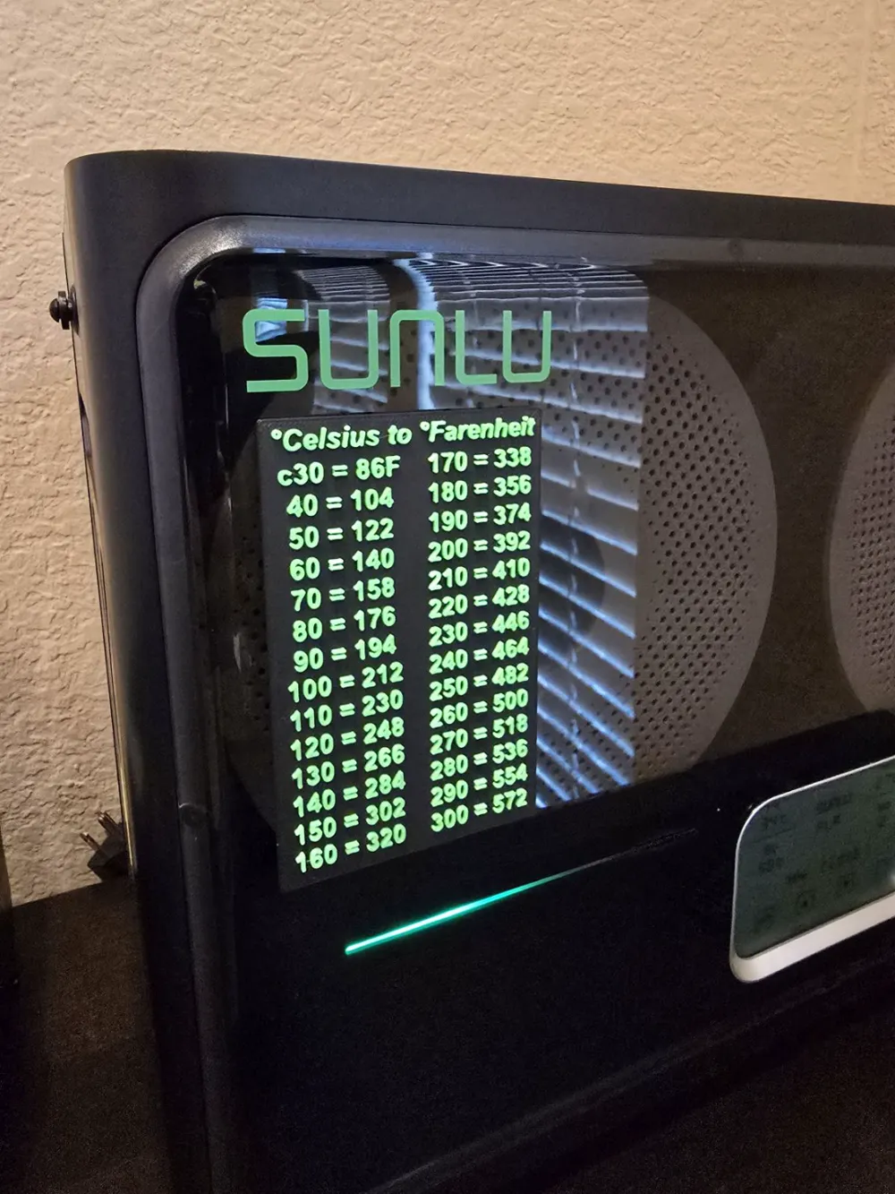 Celsius to Fahrenheit Conversion Chart (30°C - 300°C) by GrayGav ...