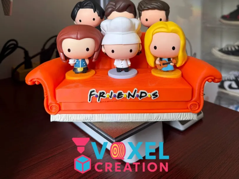 McDo x F.R.I.E.N.D.S Couch Display Stand by Voxel Creation MakerWorld ...
