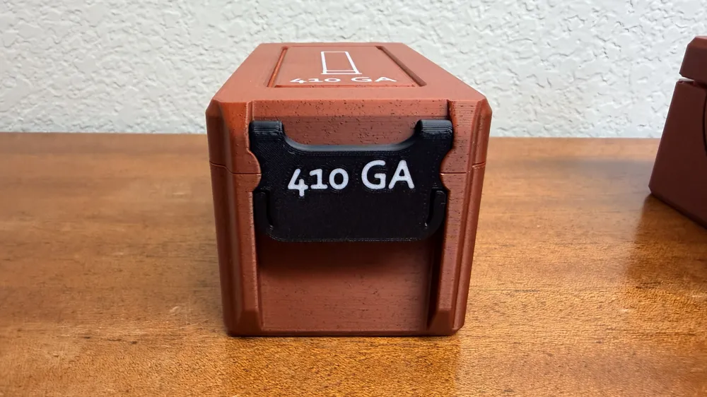 Snaplock 410 Gauge Ammo Box + Expanding Tray - Free 3D Print Model ...