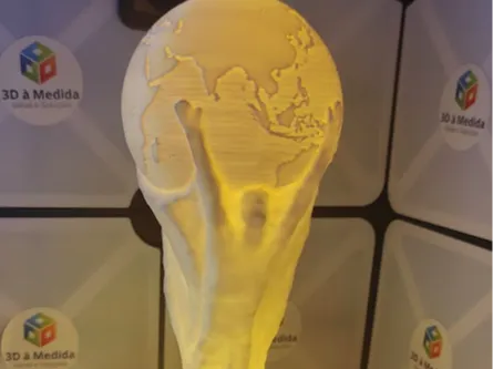 World Cup Trophy Lithophane / LED Lamp - Free 3D Print Model - MakerWorld