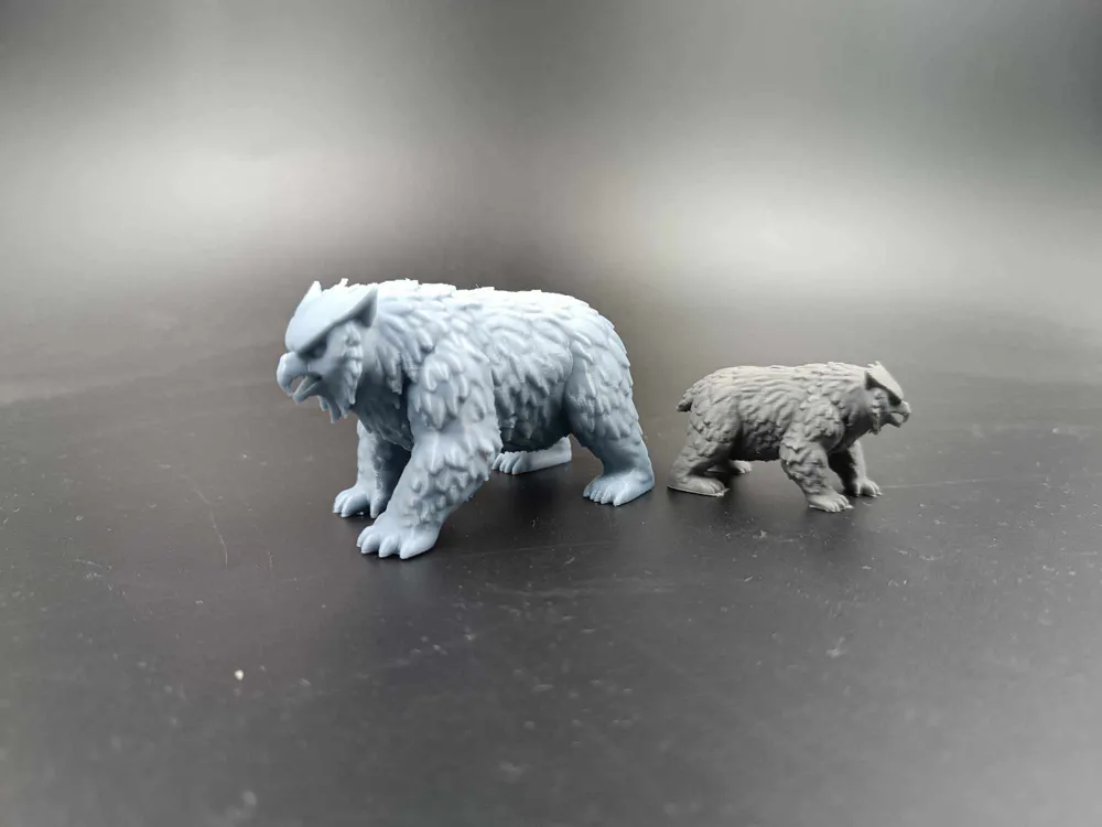 Miniature Wargaming - Owlbear - DnD - TTRPG - Free 3D Print Model ...