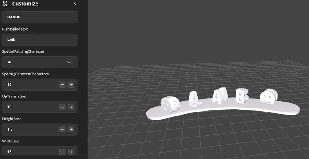 Dual Name Illusion - Custom Nameplate Generator - Free 3D Print Model - MakerWorld