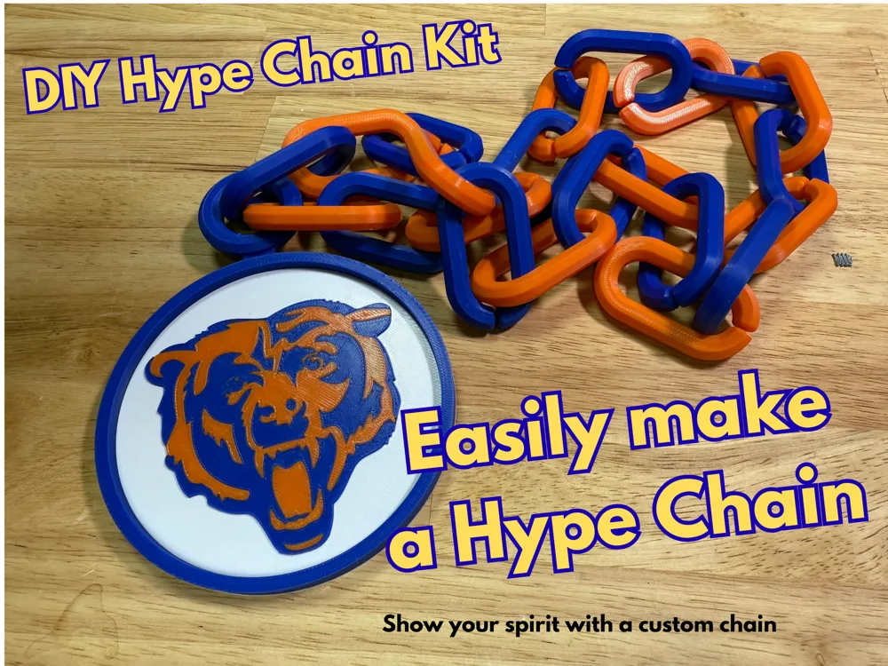 DIY HYPE CHAIN KIT by lukeinthegarage MakerWorld: Download Free 3D Models