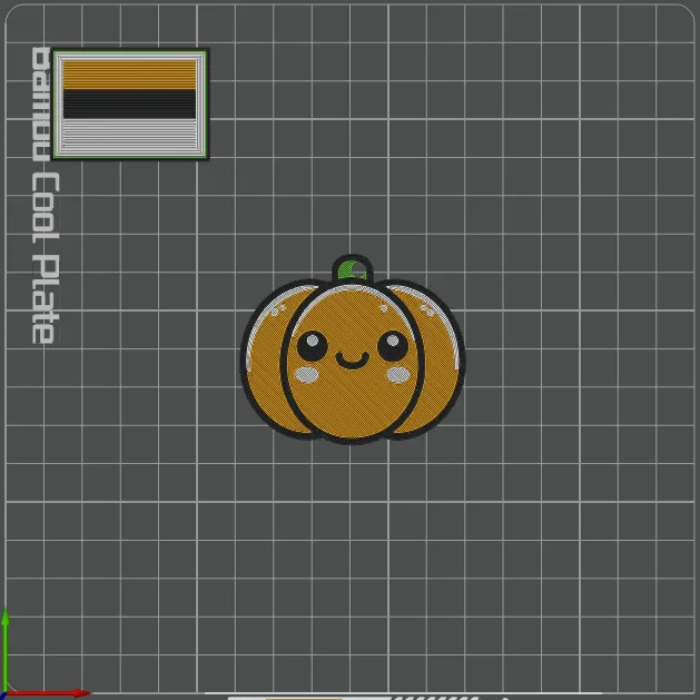 Pumpkin Keychain by Giovanni Guarino - MakerWorld