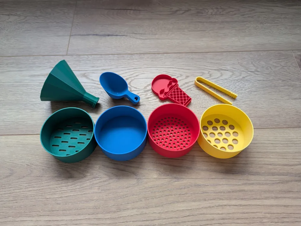 Kids Montessori Sifter Set - Free 3D Print Model - MakerWorld