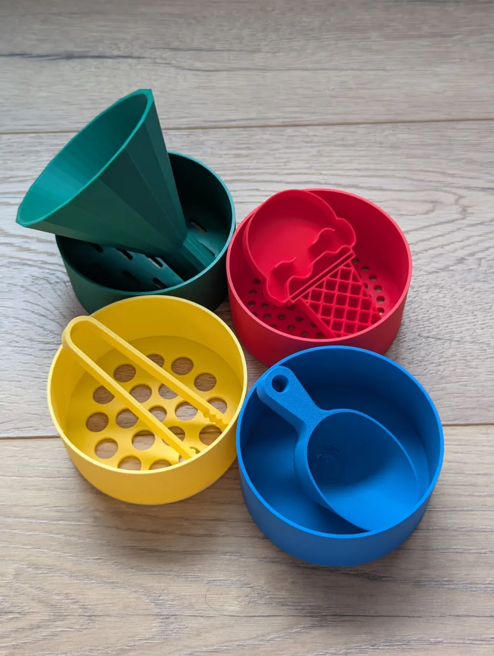 Kids Montessori Sifter Set - Free 3D Print Model - MakerWorld