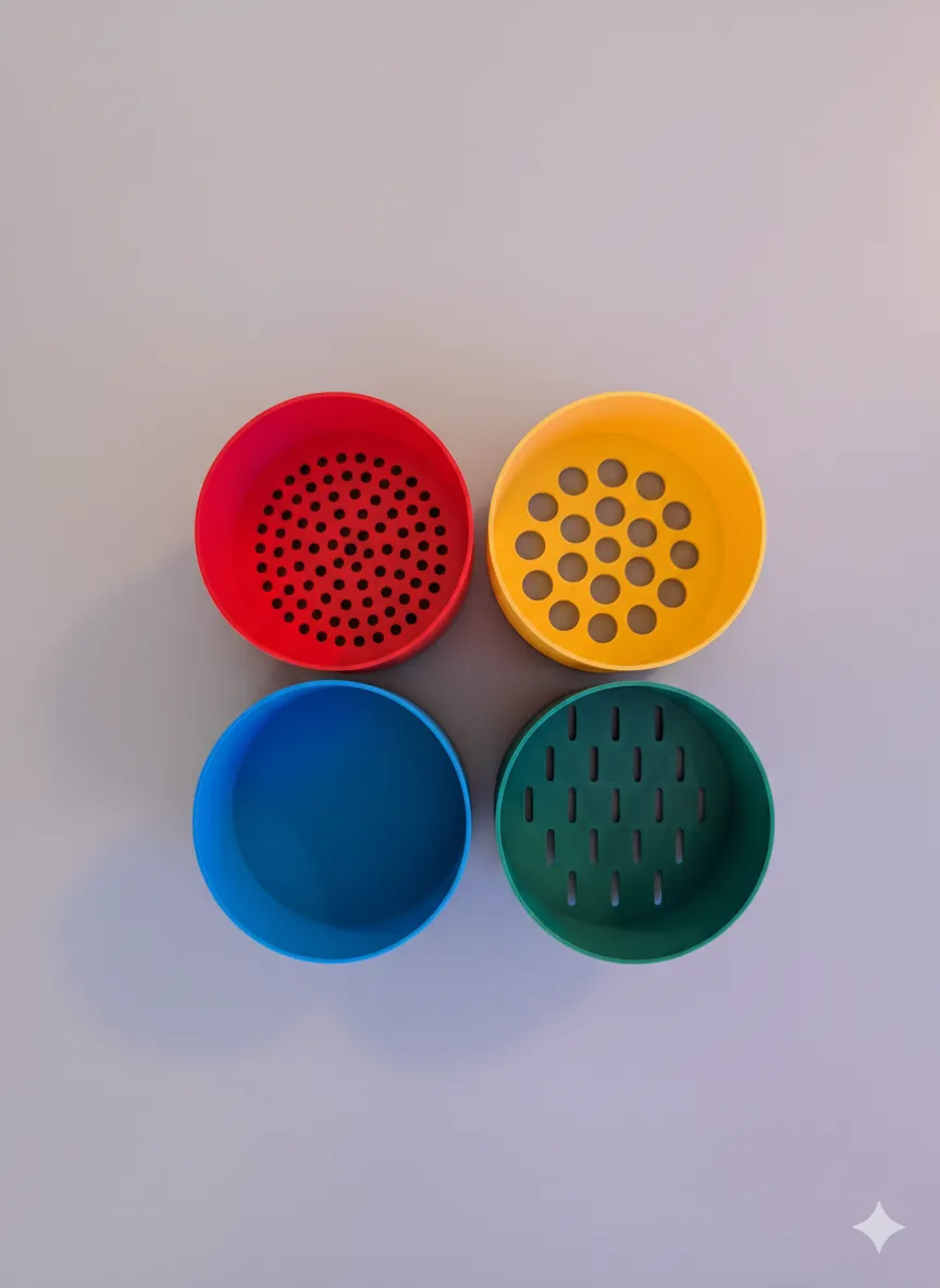 Kids Montessori Sifter Set - Free 3D Print Model - MakerWorld