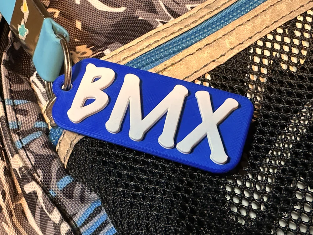 BMX Keychain - Free 3D Print Model - MakerWorld