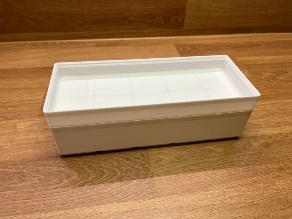 Gridfinity 1.2mm Wall Divider Bins 5x2x1 and 5x2x2 Remixed by Peter H ...