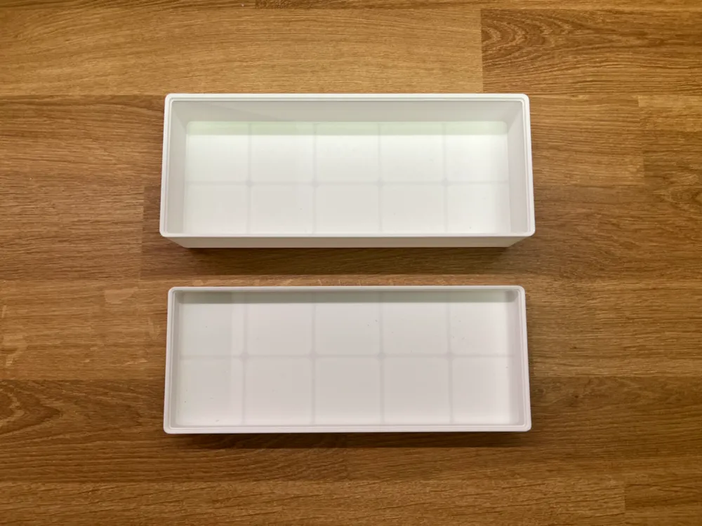 Gridfinity 1.2mm Wall Divider Bins 5x2x1 and 5x2x2 Remixed by Peter H ...