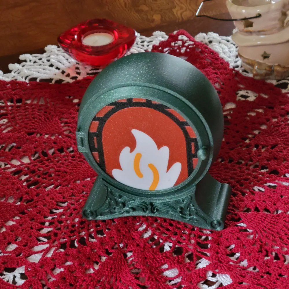 Fire, Tea Light Scene by kabendesign - MakerWorld