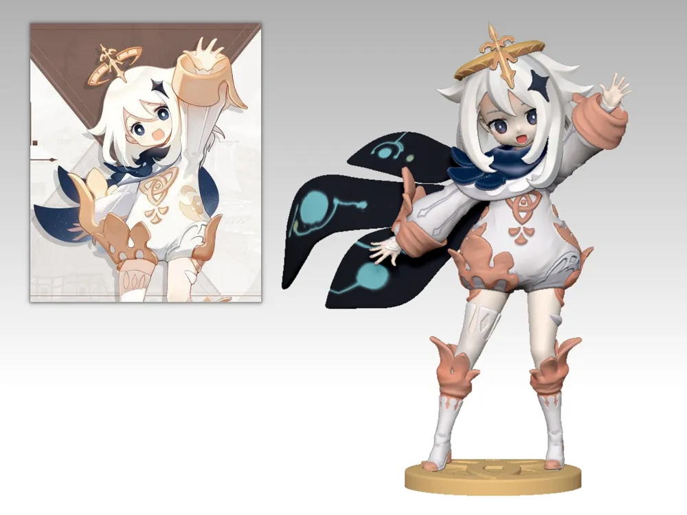 Genshin Impact Paimon by Laffer233 MakerWorld: Download Free 3D Models