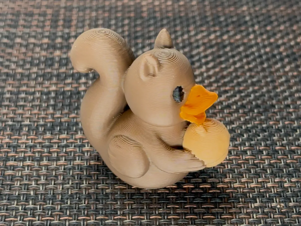 Squirrel Duck with Acorn - Free 3D Print Model - MakerWorld