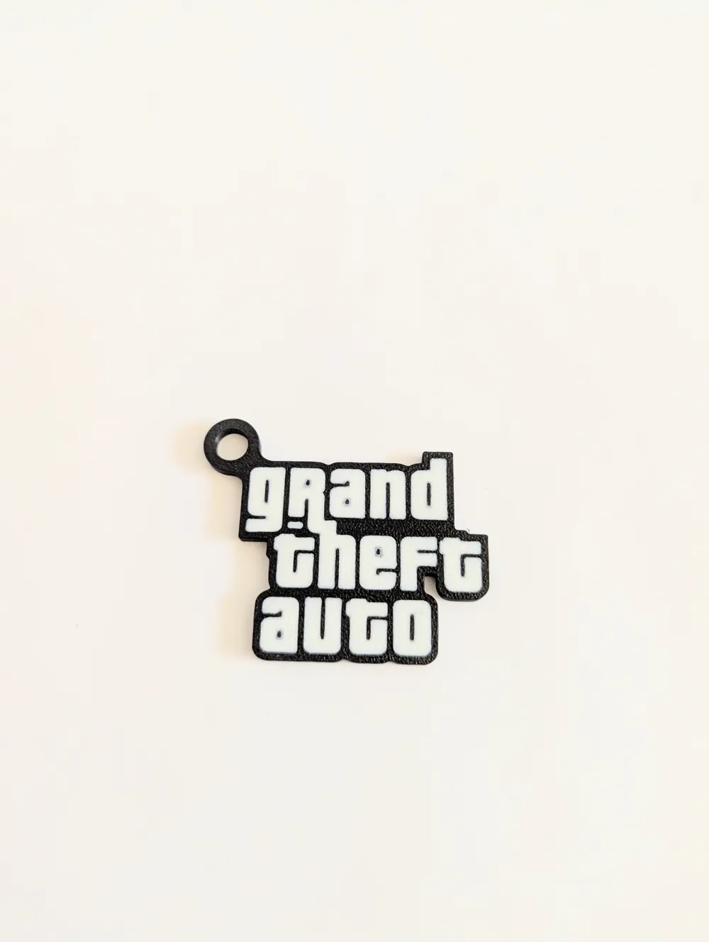 GTA Grand theft auto logo keychain by Dava - MakerWorld