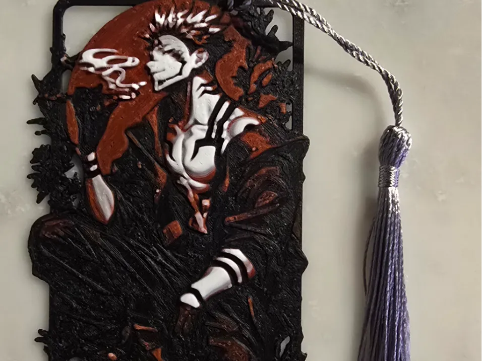 Jujutsu Kaisen Sukuna Bookmark - Free 3D Print Model - MakerWorld