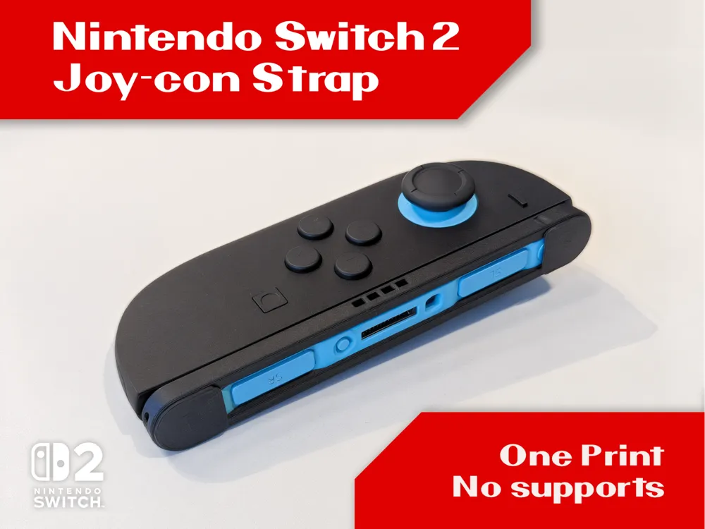 Switch 2 Joy-Con Strap replacement by Dr.D MakerWorld: Download Free 3D Models