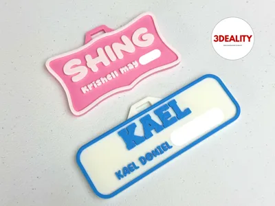 Name Tag Customizable Template - Free 3D Print Model - MakerWorld