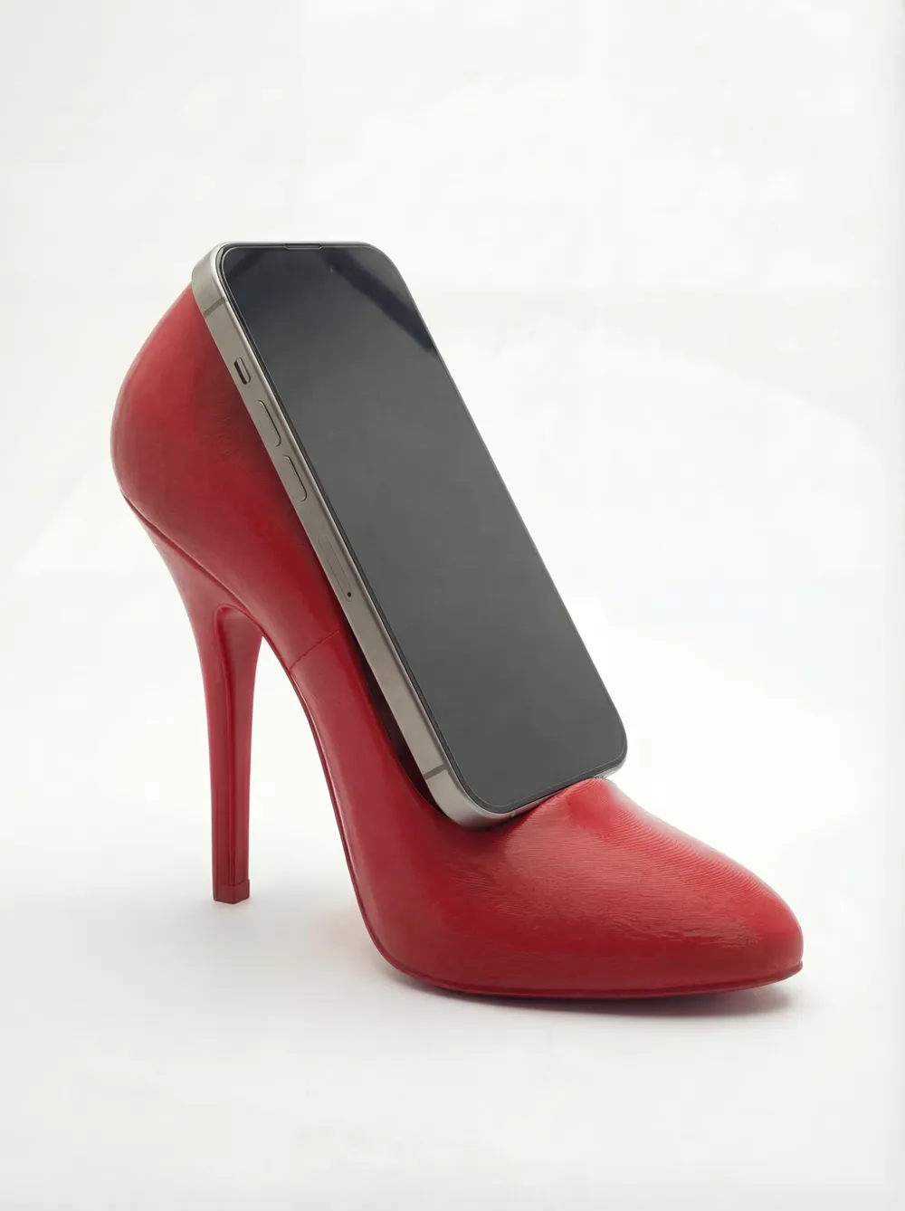 High Heel inspired Smartphone stand – elegant Desk - Free 3D Print ...