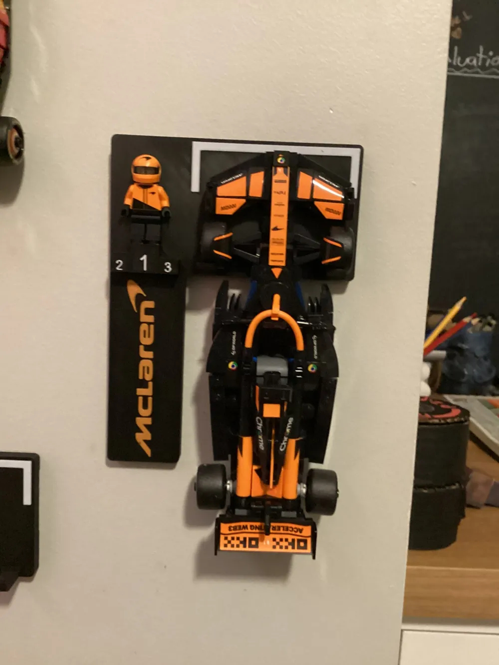 Wall mount for F1 Speed Champion - Free 3D Print Model - MakerWorld