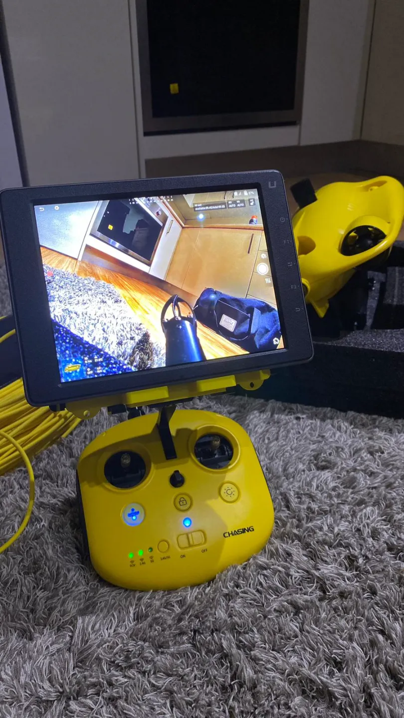 Chasing ROV - DJI CrystalSky monitor mount by k12345 - MakerWorld