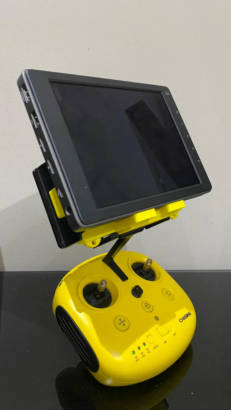 Chasing ROV - DJI CrystalSky monitor mount by k12345 - MakerWorld