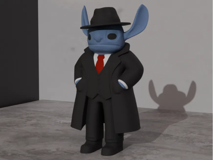 Stitch The Gangster by Oly MakerWorld: Download Free 3D Models