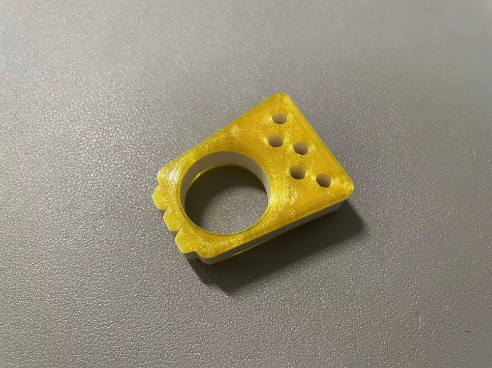 Fidget EDC Cheese-shaped Knuckles Hand Piece - Free 3D Print Model ...