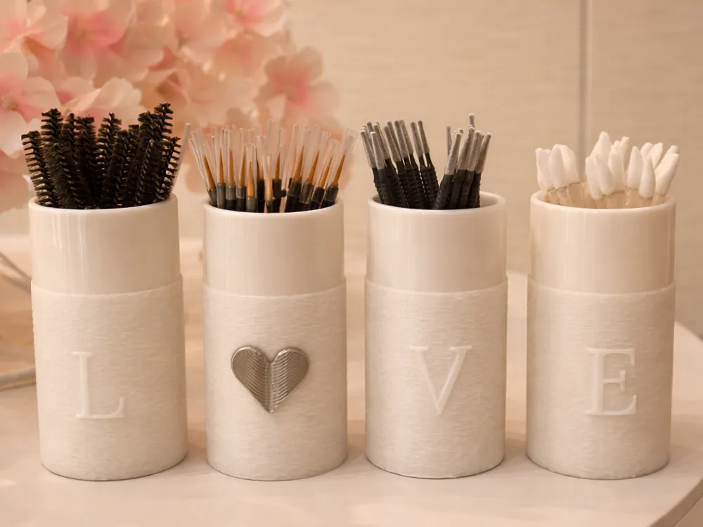Modern Letter Vase Set - Free 3D Print Model - MakerWorld