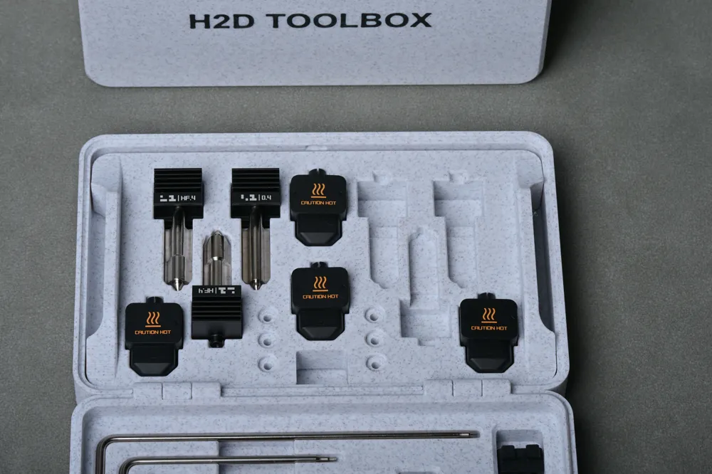 Bambu Lab H2D (H2S) double-layer locking toolbox (hardware-free Print ...