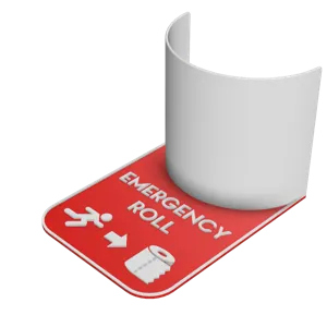 Emergency Toilet Paper Roll Holder by Dominik Palo - MakerWorld