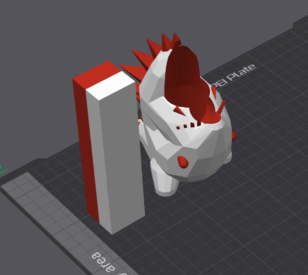 Cute Low Poly Dinosaur Pen Holder - Free 3D Print Model - MakerWorld