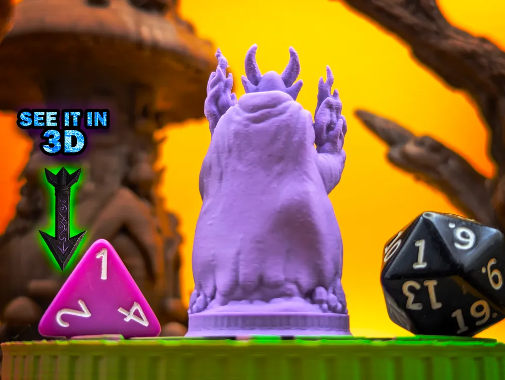 无需支撑的DND/Pathfinder提夫林术士模型 来自 Nozzleborn Foundry MakerWorld：免费下载 3D 模型