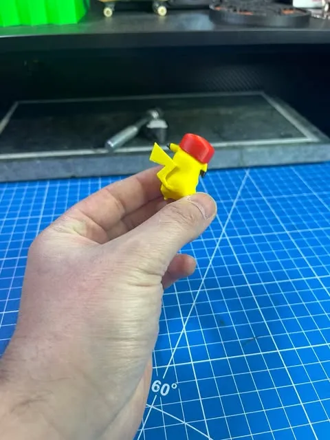 pikachu ash caps figurine by simZnet MakerWorld: Download Free 3D Models