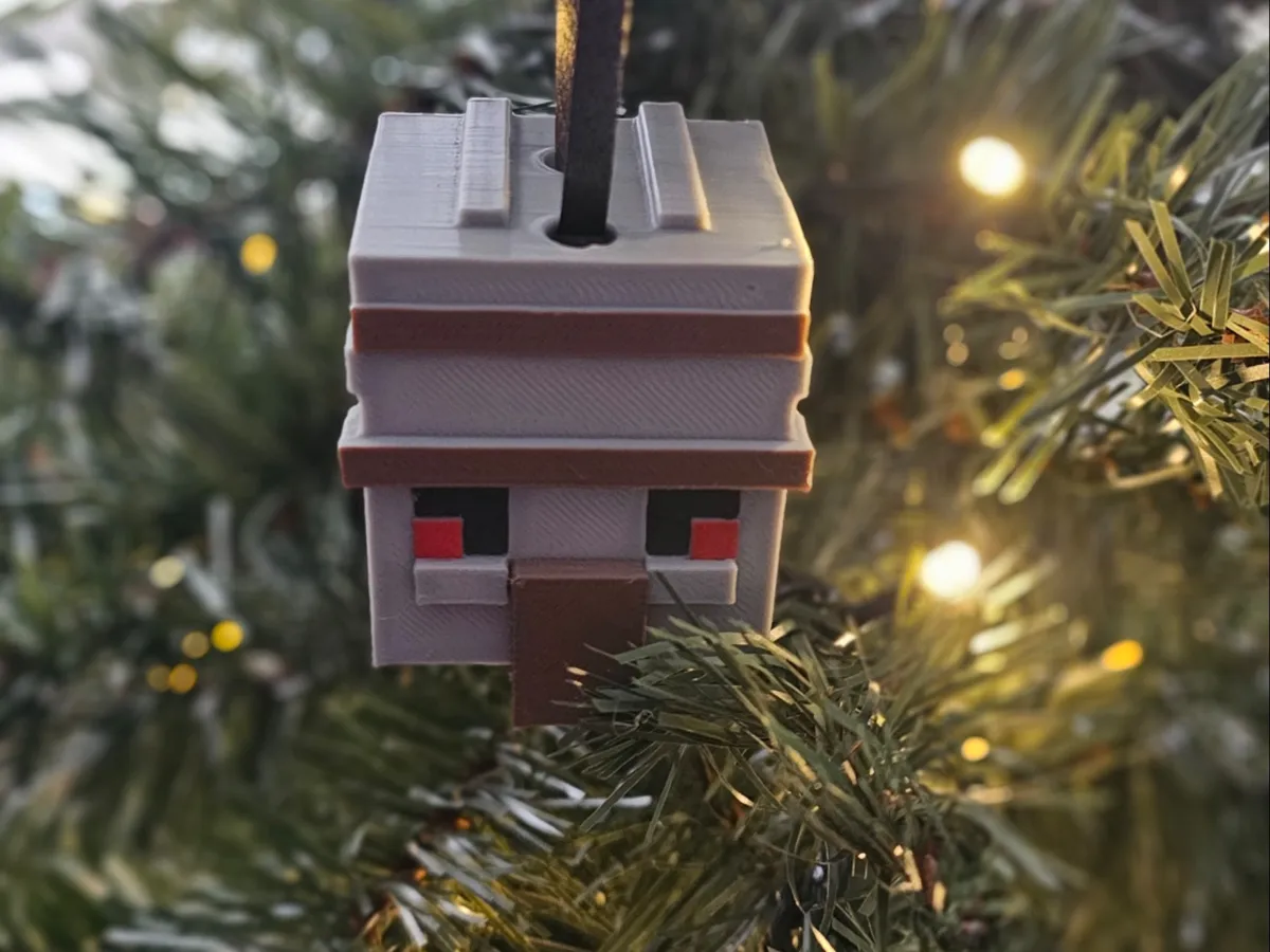 Minecraft Xmas Tree Decoration Iron Golem by Polletronics MakerWorld ...