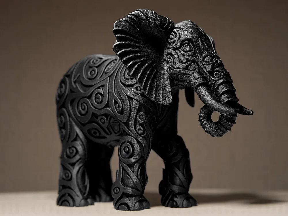 Designer ELEPHANT Sculpture by 29FLO MakerWorld: Download Free 3D Models