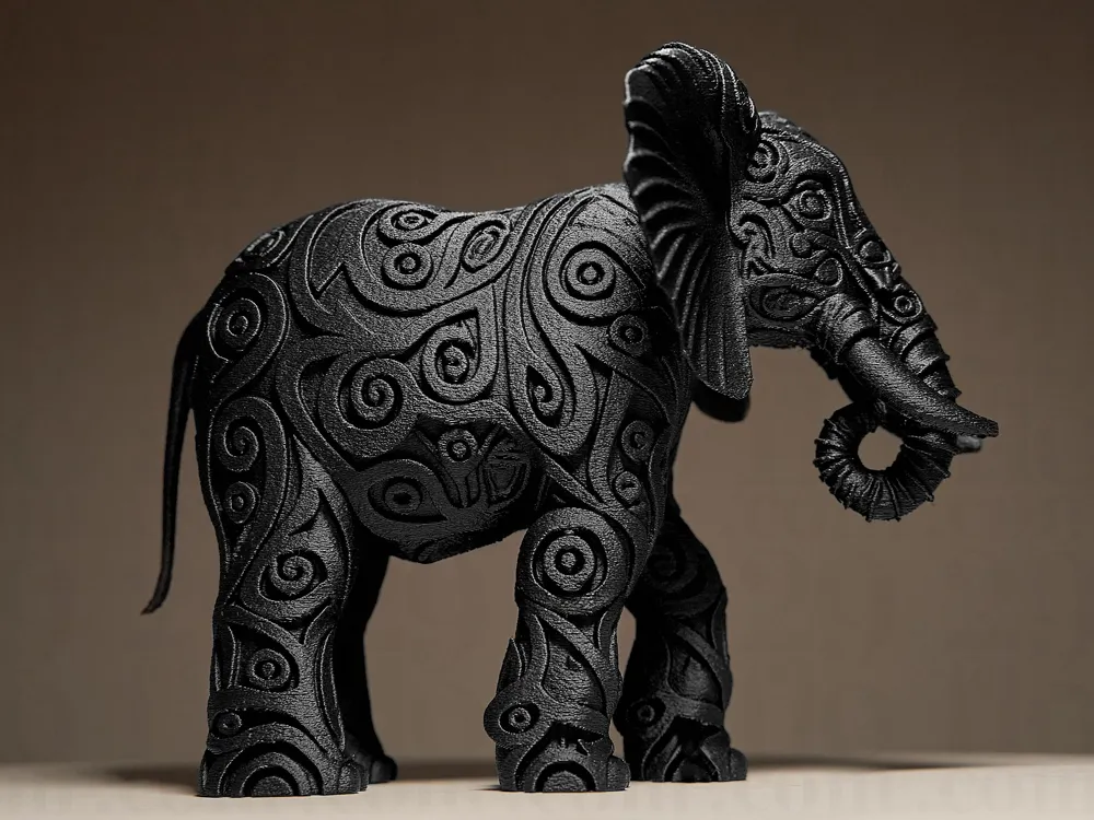 Designer ELEPHANT Sculpture by 29FLO MakerWorld: Download Free 3D Models