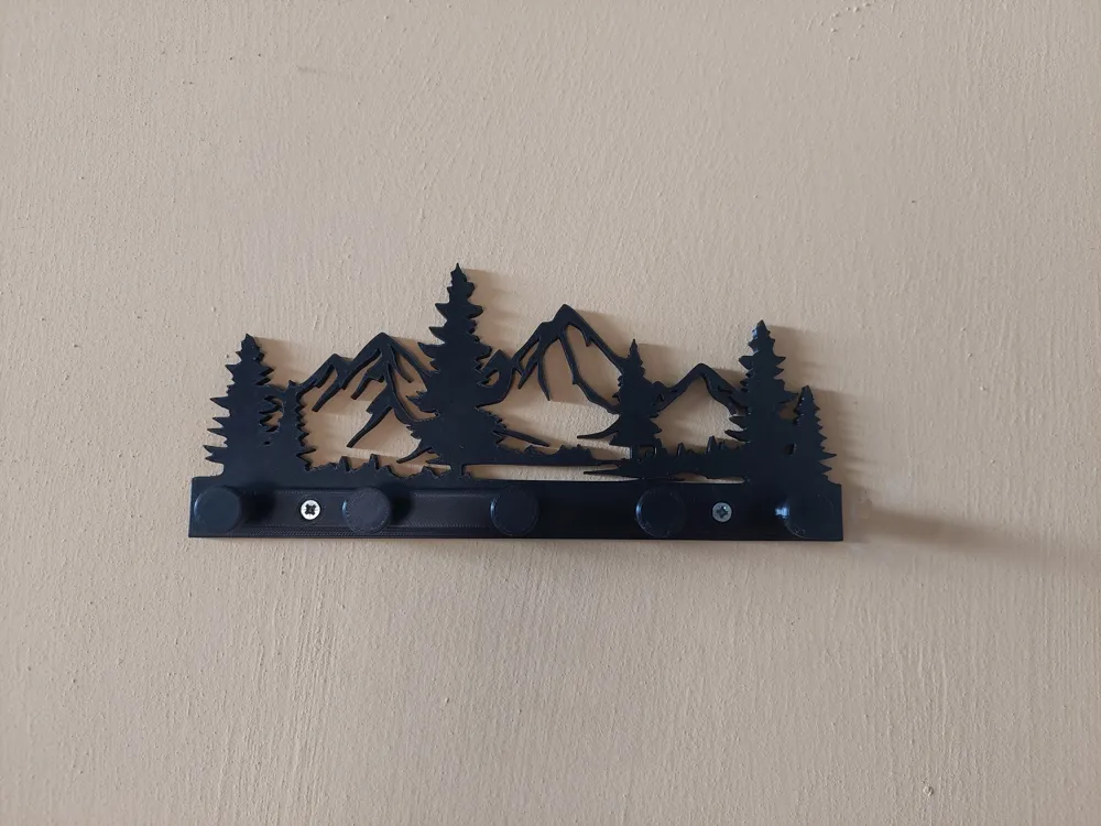 mountain Key holder/hanger by jackplus MakerWorld: Download Free 3D Models
