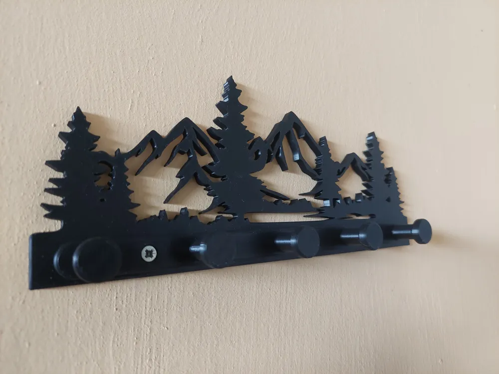 mountain Key holder/hanger by jackplus MakerWorld: Download Free 3D Models