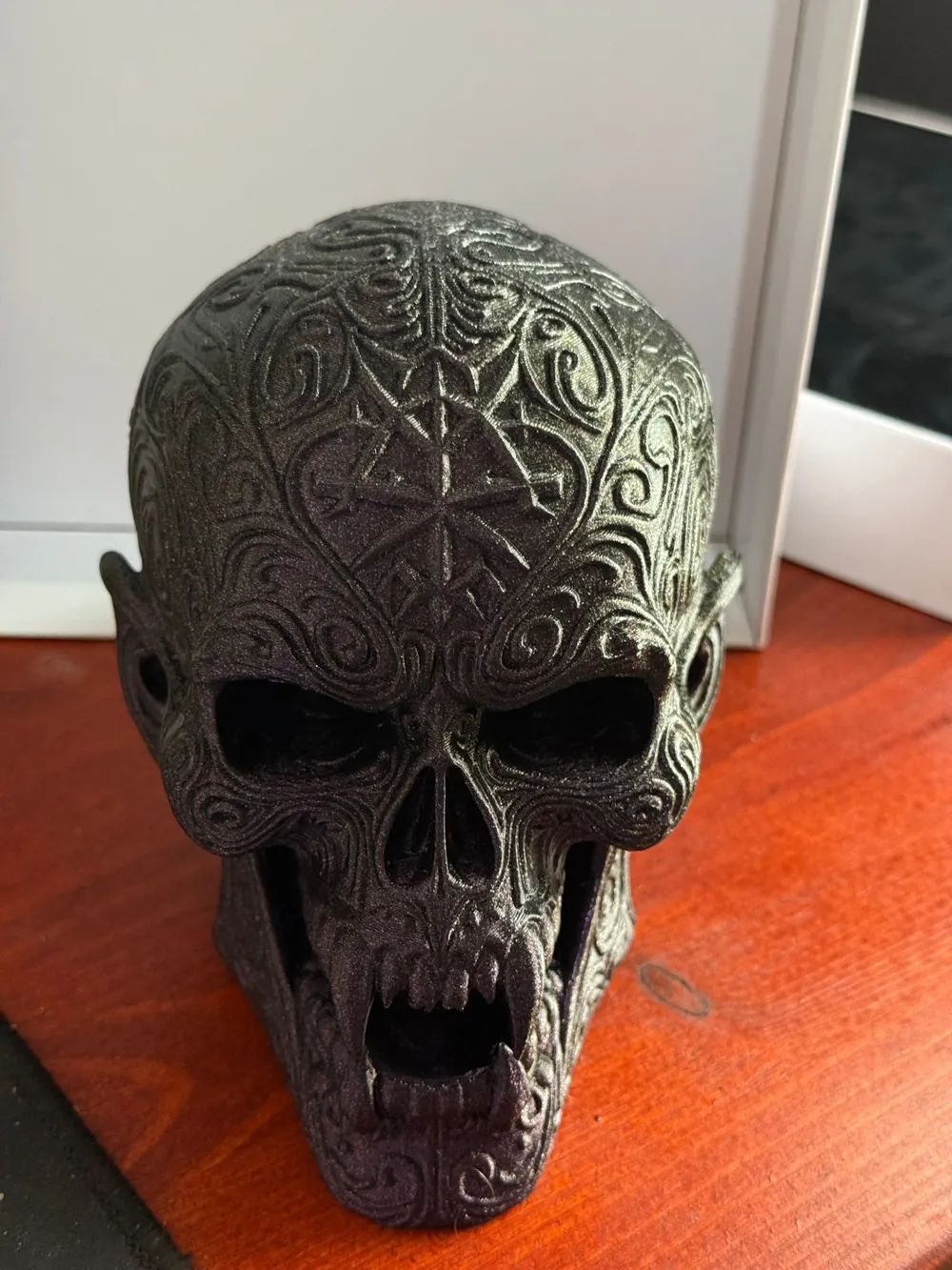 Gothic Vampire Skull with Engravings by Dafka MakerWorld: Download Free ...